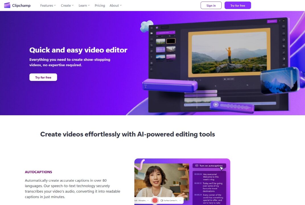 Clipchamp - Quick and Easy Video Editor - AIPOKI