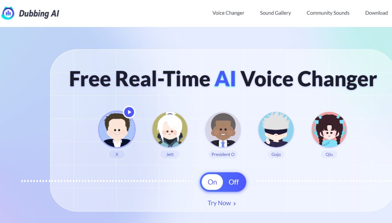 Dubbing AI - Free Real Time AI Voice Changer - AIPOKI