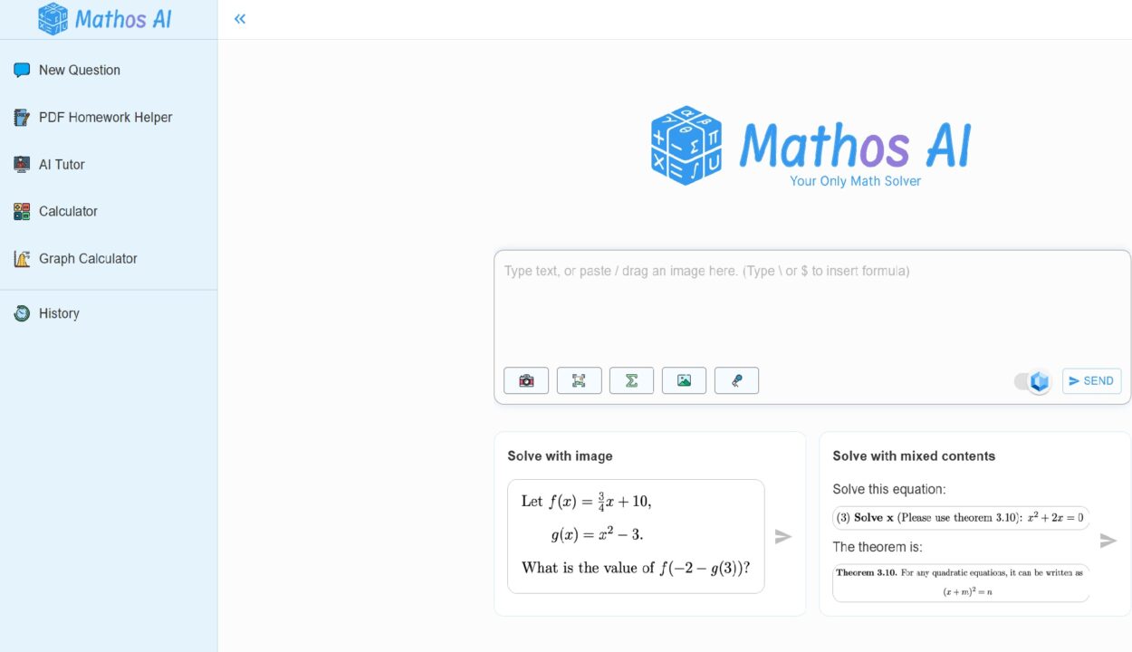 Mathos AI - AI Powered Math Solver and Personalized Tutor - AIPOKI