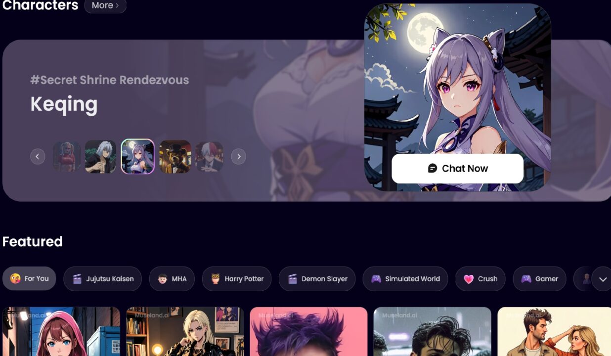 Museland AI - Free Unlimited Chat With AI Character - AIPOKI