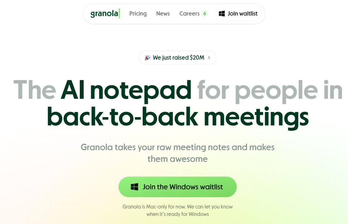 Granola AI - The AI Notepad For People Meetings - AIPOKI