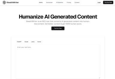 Stealthwriter AI - Humanize AI Generated Content - AIPOKI