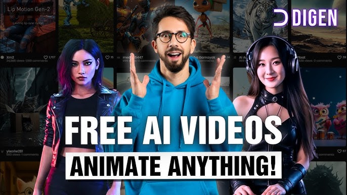 Digen AI - Create fun AI videos without skills - AIPOKI